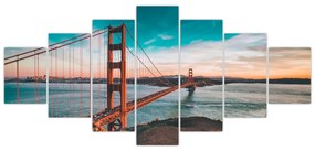 Obraz- Golden Gate, San Francisco (210x100 cm)