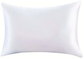 Saténový potah na polštář - 48x66 cm, více barev Barva: Bílá