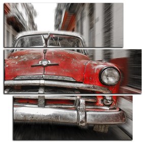 Obraz na plátně - Klasické americké auto - čtverec 3123FD (75x75 cm)