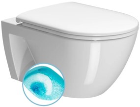 GSI GSI, PURA ECO závisná WC mísa, Swirlflush, 55x36 cm, bílá ExtraGlaze, 880711