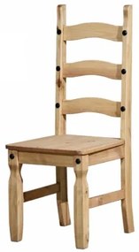 Jídelní židle z masivu borovice, Corona vosk 160204