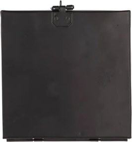 Černý antik kovový úložný box/ krabička Amber Doos - 12*12*5 cm