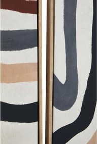 Obrazy v sadě 2 ks s rámem/na plátně 63x93 cm Astratto – Premier Housewares