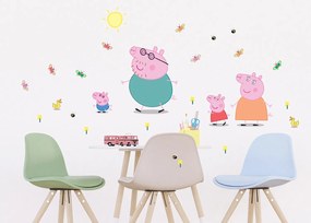 Dětská samolepka na zeď Prasátko Peppa | 42.5 x 65 cm | DDK1647