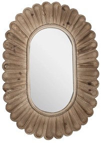 Dřevěné antik nástěnné zrcadlo Davet - 73*4*104 cm