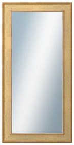 DANTIK - Zarámované zrcadlo - rozměr s rámem cca 50x100 cm z lišty TOOTH zlatá (2778)