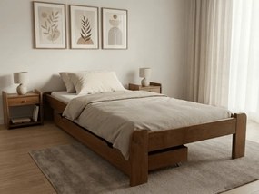 Postel ADA 80 x 200 cm, dub Matrace: Bez matrace