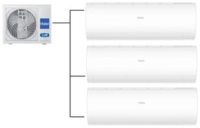 Klimatizace Haier pearl 1+3 (2,6kW + 2,6kW + 2,6kW) Multi-split R32