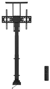 MK FLORIA MKF-19DM648 - Stojací držák pro TV 37-65" černá + dálkové ovládání