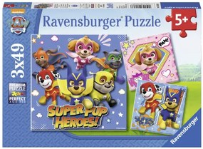 Ravensburger Puzzle 080366 Tlapková Patrola 3x49 dílků