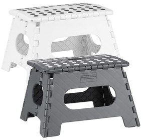 Haushalt international Plastová skládací stolička, bílá, nosnost 150 kg