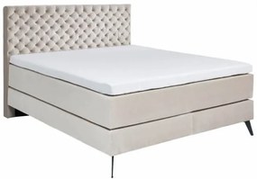 Boxspring postel oliver 160 x 200 béžová MUZZA