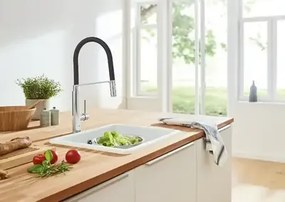 Grohe Concetto - Dřezová baterie s flexibilním ramenem s přepínačem ch