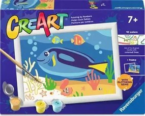 Ravensburger 120232544 CreArt Barevná rybka Dory (se třpytivými kamínk