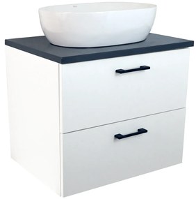 Comodo Koupelnová skříňka pod deskové umyvadlo Agria NEW W 60-HD - bílá/antracit