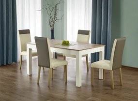 Halmar jídelní stůl SEWERYN barevné provedení: dub sonoma/bílá