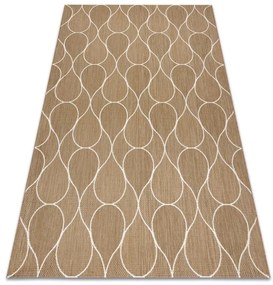 Koberec SIZAL FLAT 49379265 kapky, béžový