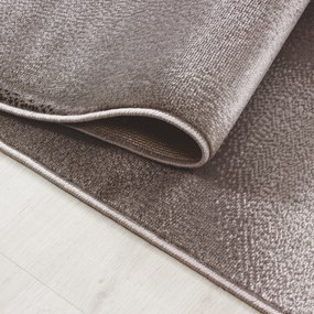 Ayyildiz, Kusový koberec Plus 8008 brown, 80x300, hnědá, chodba / předsíň