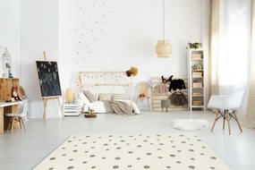 Koberec Tanami Kids C7217A krémový / měděný
