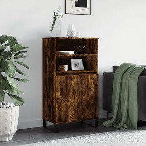 Skříň highboard kouřový dub 60 x 36 x 110 cm kompozitní dřevo