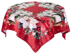 Středový ubrus RED POINSETTIA 85 x 85 cm
