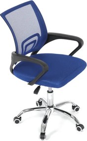 Dětská otočná židle modrá KA-L103 BLUE