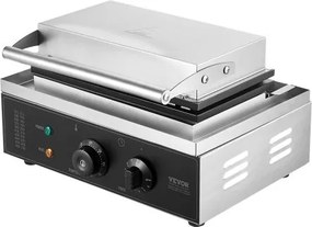 10PCS Komerční vaflovač Obdélníkový vaflovač 1550 W