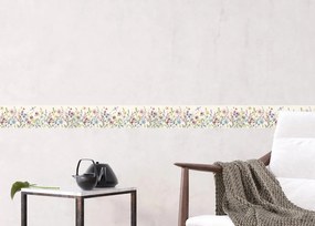 Samolepící bordura na zeď Divoká Akvarelová Flóra | 5 m x 13.8 cm | DWB8457
