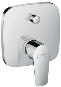 Hansgrohe Talis E, páková vanová baterie pod omítku s přepínačem pro 2 tělesa, chromová, 71745000