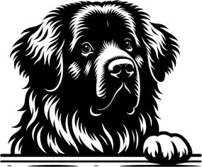 Samolepka pes Leonberger