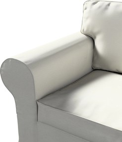 Potah na křeslo IKEA Ektorp barva šedá látka lesklé, pletený vzor, sametová