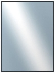 DANTIK - Zarámované zrcadlo - rozměr s rámem cca 60x80 cm z lišty Hliník černá | P01-021 (7001021)