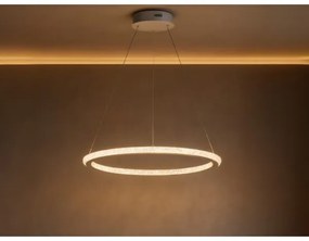 LED Stmívatelný lustr na lanku LED/90W/230V 3000-6500K pr. 60 cm + DO