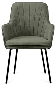 DOLMAR SEDAČKY Jídelní židle - KR-8, různé tkaniny a barvy na výběr Čalounění: tmavě šedá (Uttario Velvet 2970)