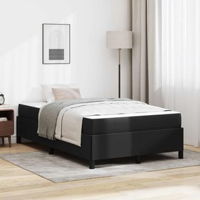 Rám postele s matrací Černá 120 x 190 cm textil 3398989