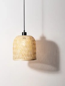 LED přírodní-černý designový lustr Intra