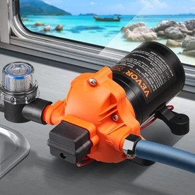 12 V membránové čerpadlo 6,8 l/min 6,81 l/min 3komorový tlakový spínač vodního
