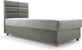 IDZ Čalouněná postel PIANO 80 x 200 cm Barva látky: Černá (Blue Velvet 78)