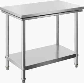Stůl Wiltec – 100 × 60 × 85 cm (60044)