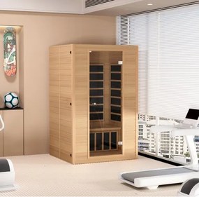 Far Infrared Wooden Sauna Room Domácí sauna Spa pro 2 osoby 1800 W
