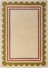 Ručně tkaný vlněný koberec v přírodní barvě 160x230 cm Lois – Flair Rugs