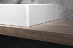 GSI KUBE X keramické umyvadlo 60 x 47 cm rektifikovaná verze s přepadem Extra Glaze bílá 94319111