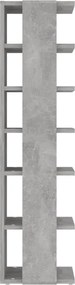 vidaXL Botník 27,5x27x102 cm kompozitní dřevo [808487] Barva: Bílá