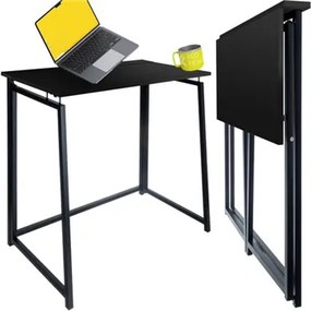 Skládací stolek dřevěný Ruhhy 26117, černý