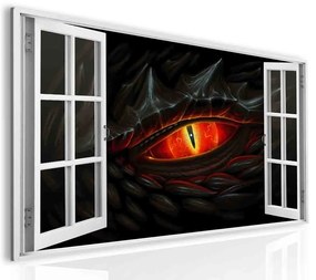 3D obraz okno- dračí oko Velikost (šířka x výška): 30x20 cm