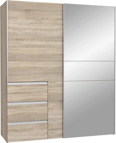 XXXLutz SKŘÍŇ S POSUVNÝMI DVEŘMI, Sonoma dub, 170/200/61 cm Carryhome - Šatní skříně - 000687045705