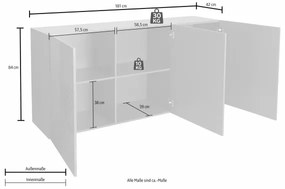 Komoda ARIA dub sonoma