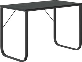 Počítačový stůl černý 110 x 60 x 73 cm dřevotříska 30200