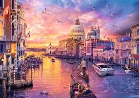 TREFL Puzzle Kouzlo Benátek / 1000 dílků / 68,3 x 48 cm / Děti a dospě