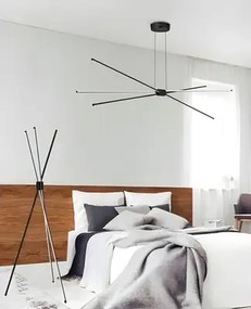 Azzardo Jax černá / Závěsné svítidlo / LED 33W / 1600lm / 3000K / 132c